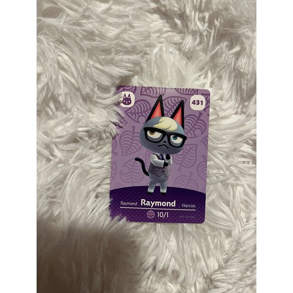 Nintendo | Toys | Authentic Animal Crossing Amiibo Card Raymond | Poshmark
